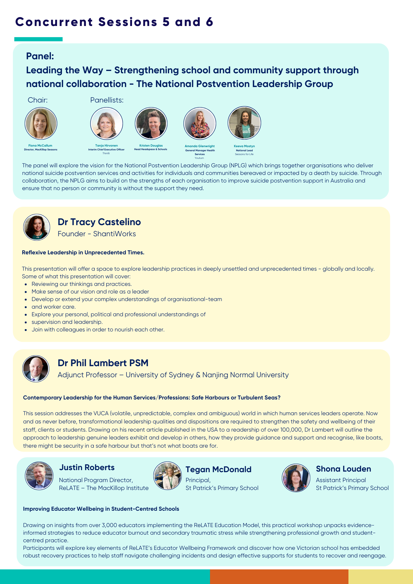 Conference Program and Agenda | MacKillop Institute